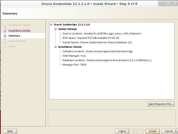 Install Oracle Goldengate 12c On Linux 7 Dbaclass Dbaclass 2711