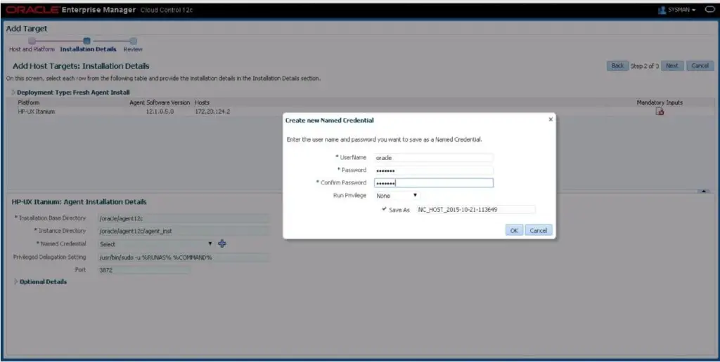 How to deploy agents oracle 12c cloud control DBACLASS