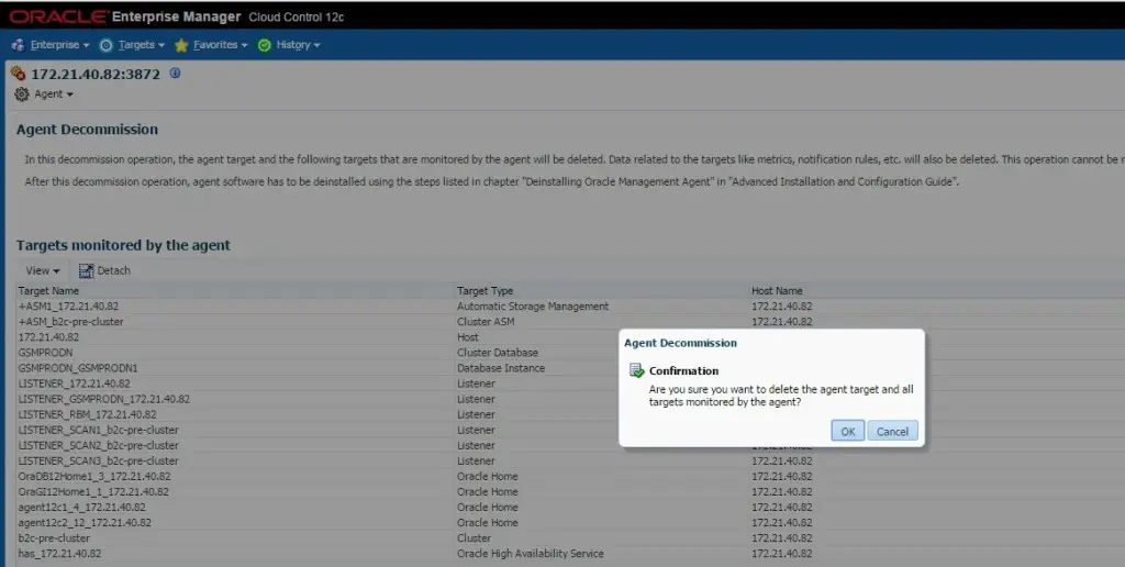 Deinstall Management Agents Oracle 12c Cloud Control Dbaclass