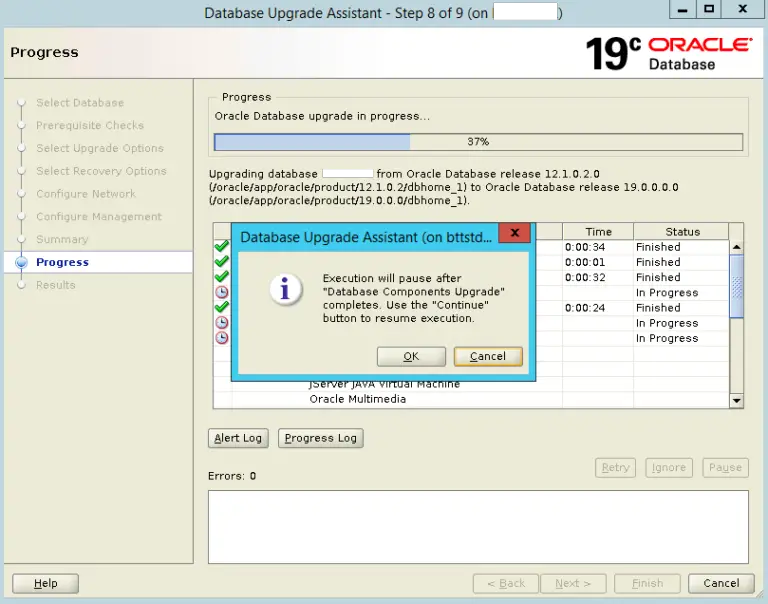 Upgrading Oracle Database To 19c Using Dbua Oracle 19c Dbaclass